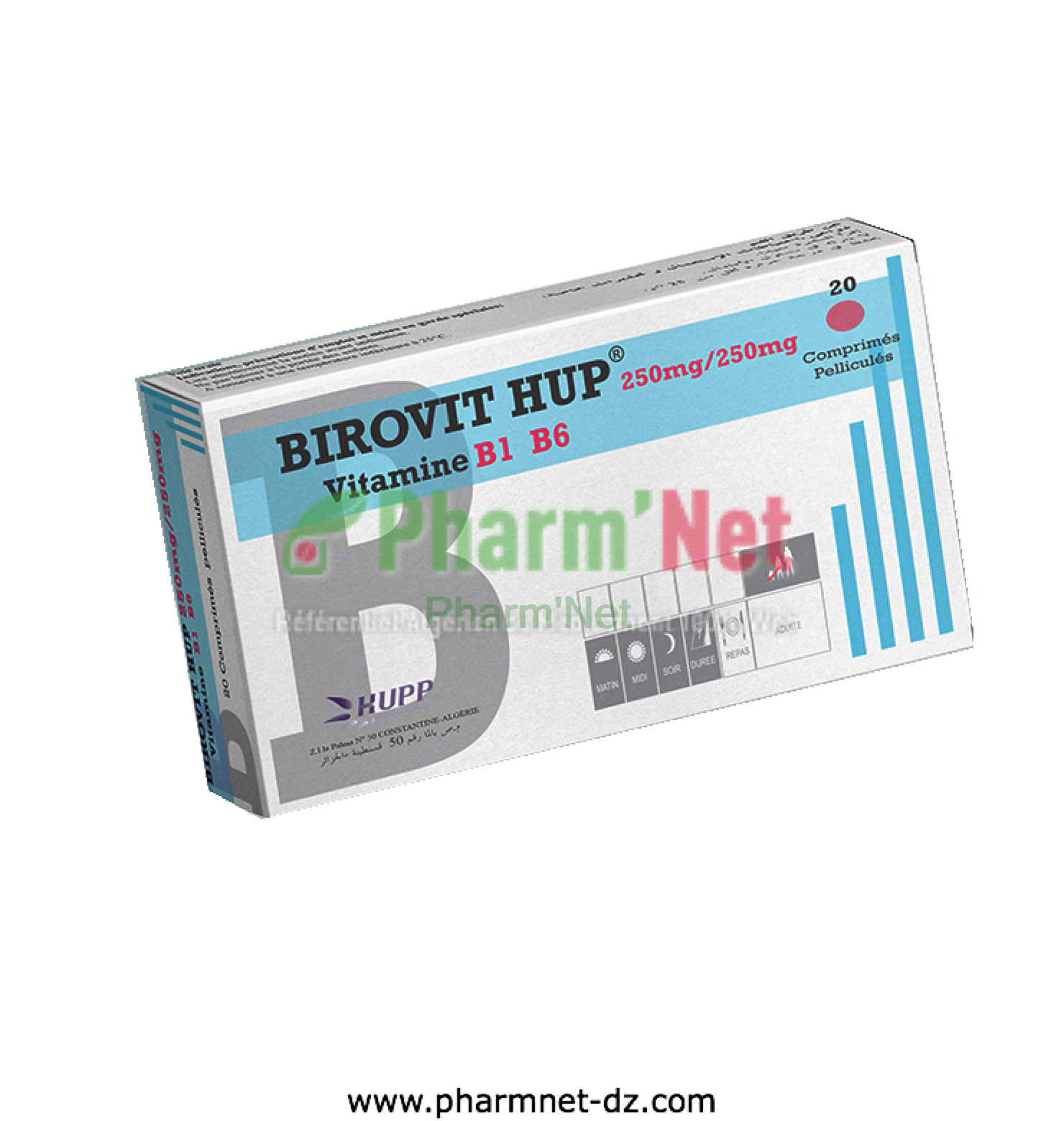 BIROVIT HUP 250MG/250MG COMP. PELLI. B/20 | PharmNet - Encyclopédie des ...